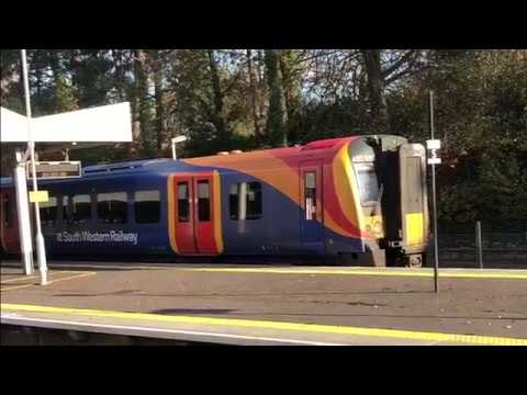 South Western Railway - Lymington Branch Line on November 17th 2018 ...
