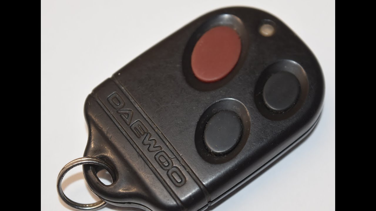 Daewoo Key Fob Battery Replacement - EASY DIY - YouTube