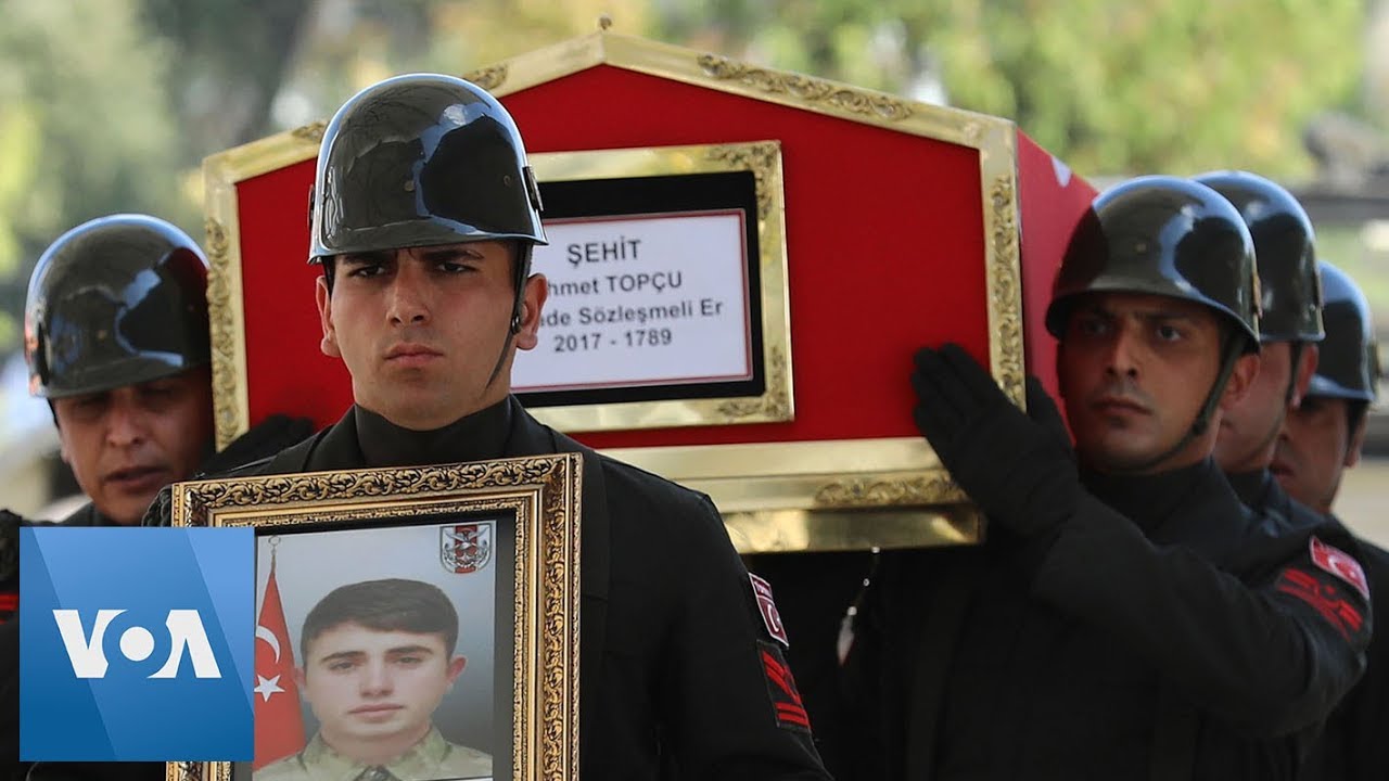 Funeral for Turkey's First Fallen Soldier Killed From Turkish Military ...