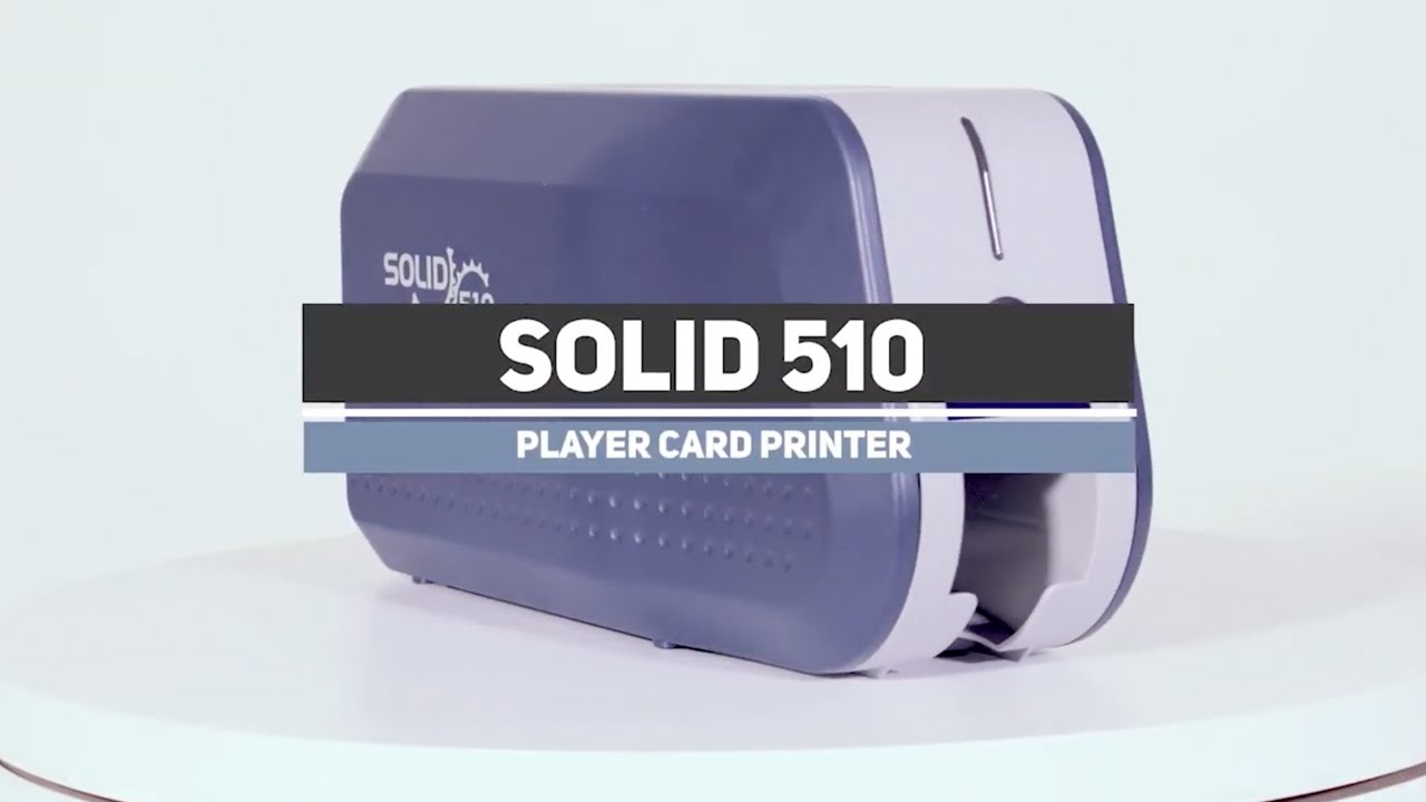 IDP Solid 510 OC - Industry Leading Player Card Printer - YouTube
