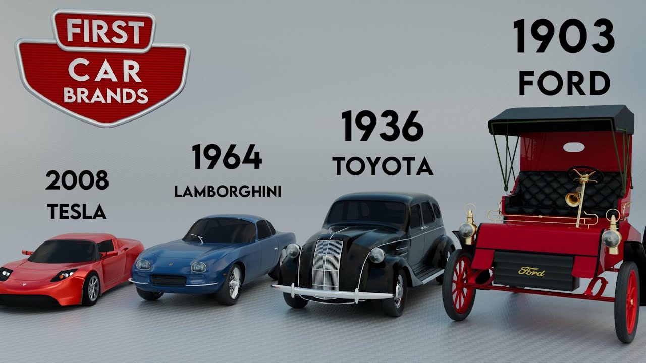 First Cars of Each Brand : Which One Is the Oldest? - YouTube