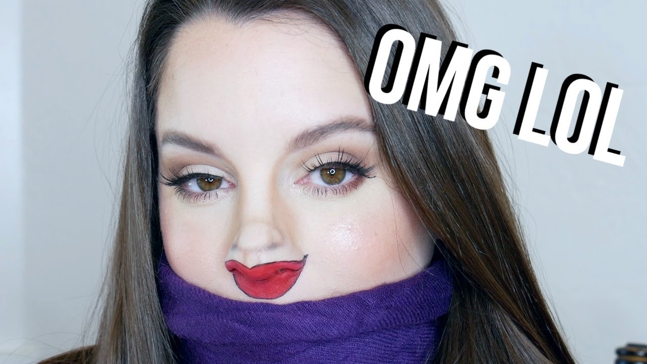 TINY FACE MAKEUP CHALLENGE - YouTube
