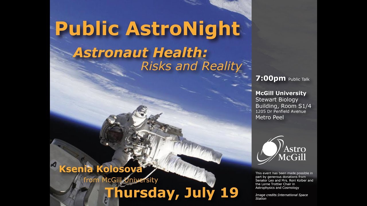 AstroNight: Astronaut Health: Risks and Reality - YouTube