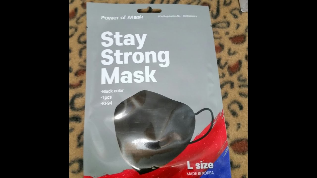 Stay Strong KF 95 Masks - YouTube