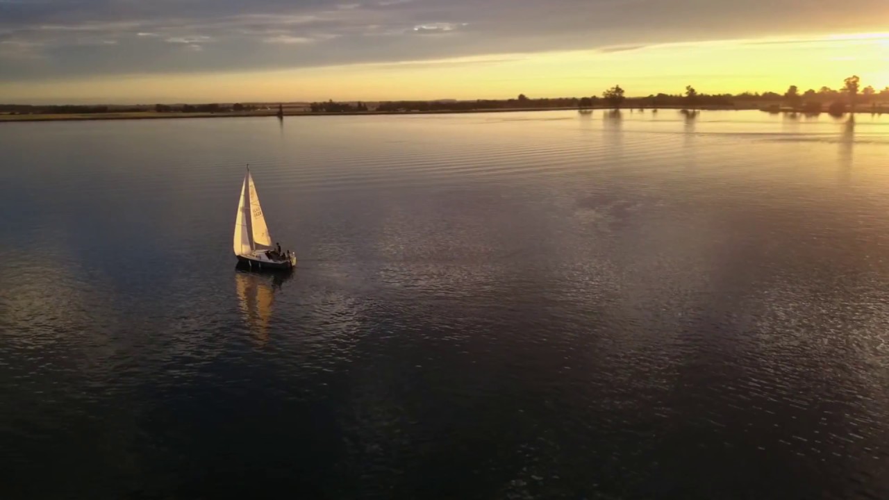 Lake Yosemite and UC Merced Sunset -- DJI Mavic Pro Drone - YouTube