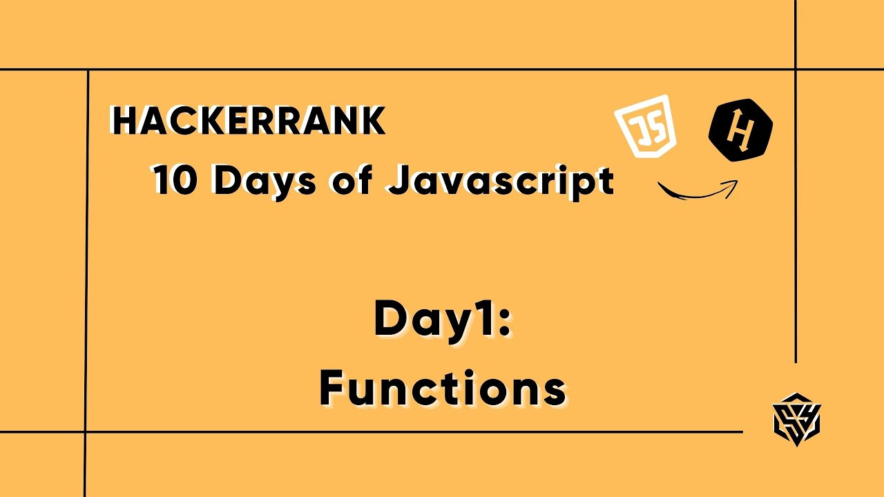 Hackerrank 10 Days Of Javascript Day 1 Functions Çözüm Youtube