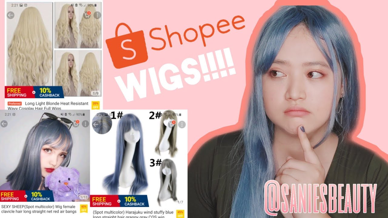 Cheap Wigs from Shopee 🤯 - YouTube