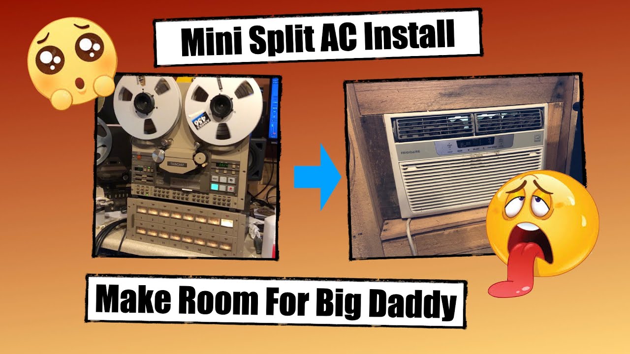 Mini Split AC Full Install - Home Studio Upgrade - YouTube