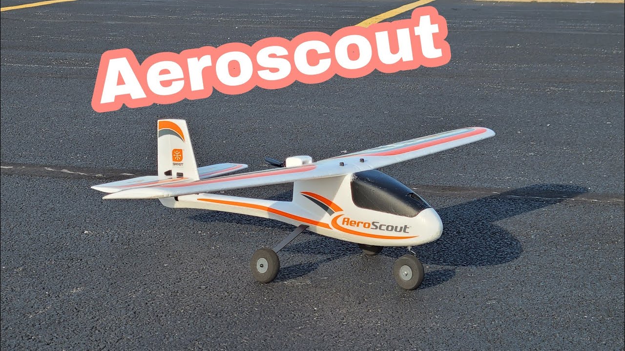 Nice and Easy Flight With the HobbyZone Aeroscout S 1.1m! (LIVE) - YouTube