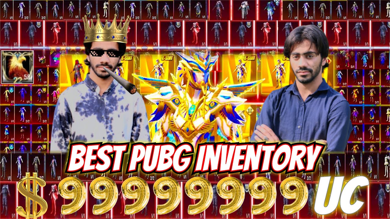 World's Best PUBG Mobile Inventory 🤑 $9999999 UC 🔥 - YouTube