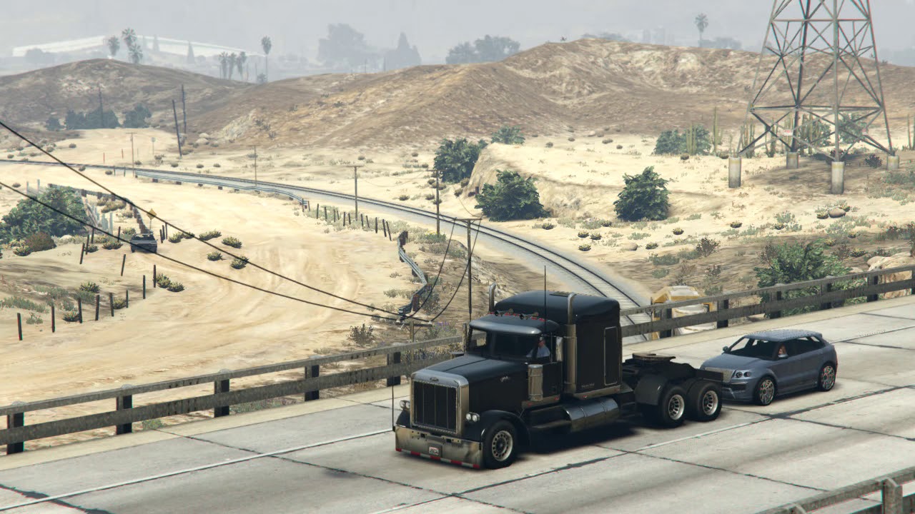 GTA 5: Railfanning The Blaine County Lin - YouTube