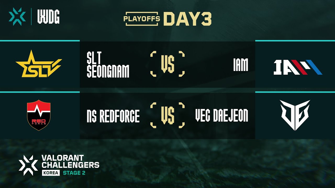 2024 Wdg 발로란트 챌린저스 코리아 스테이지 2 플레이오프 3일차 I Slt Vs Iam Ns Vs Vec Youtube