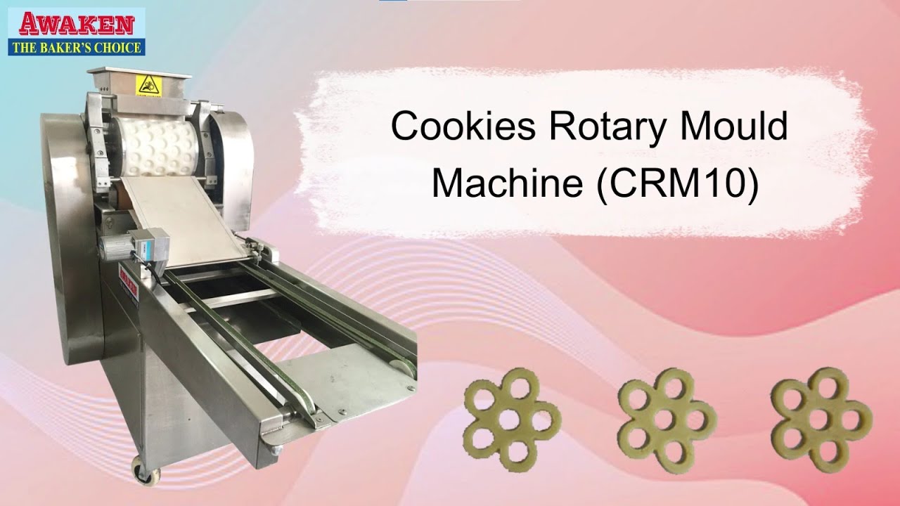 Awaken Cookies Rotary Mould Machine (CRM10) to make Kuih Cincin # ...