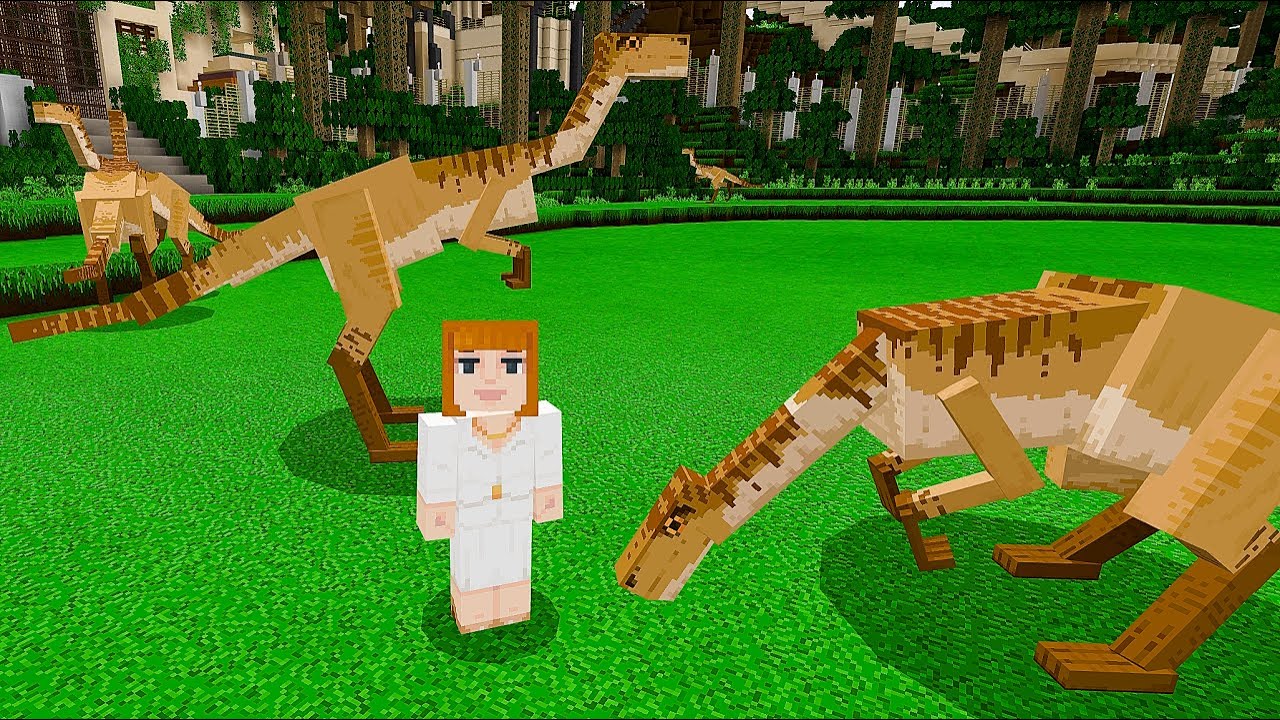 MINECRAFT JURASSIC WORLD | Creating GALLIMIMUS LATEST! - YouTube