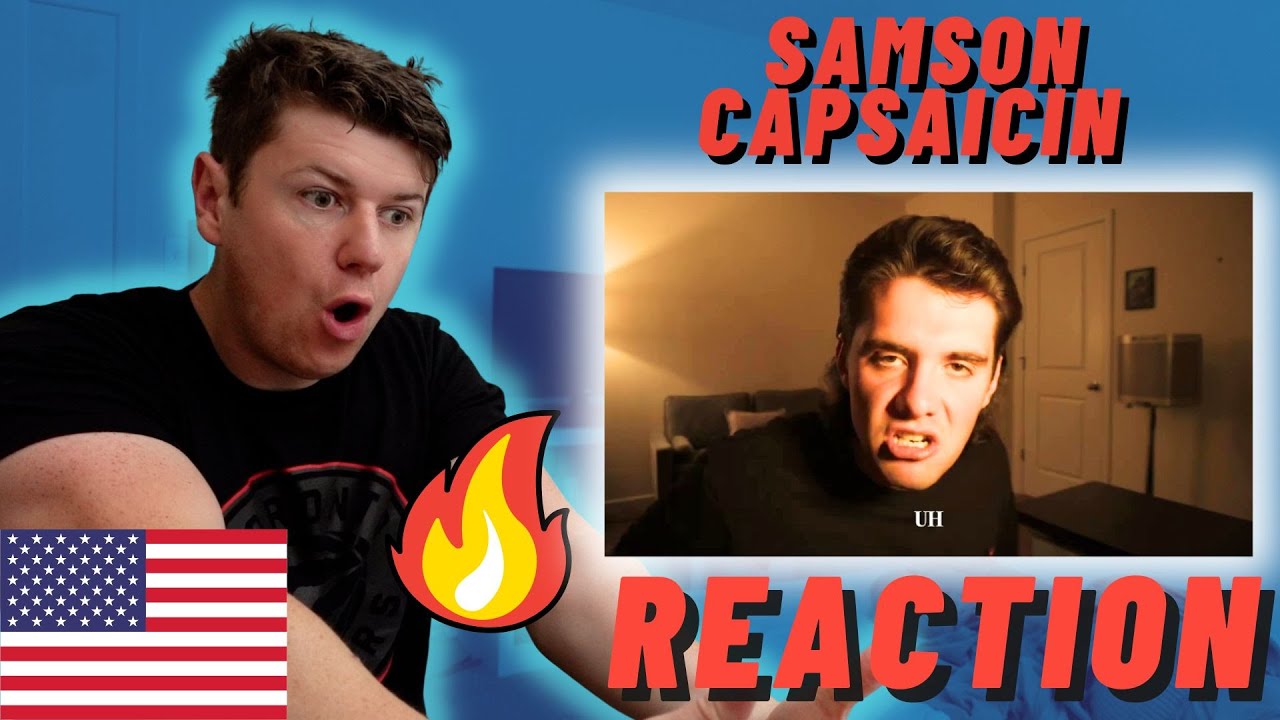 SAMSON - Capsaicin - SPICY RAP - IRISH REACTION - YouTube