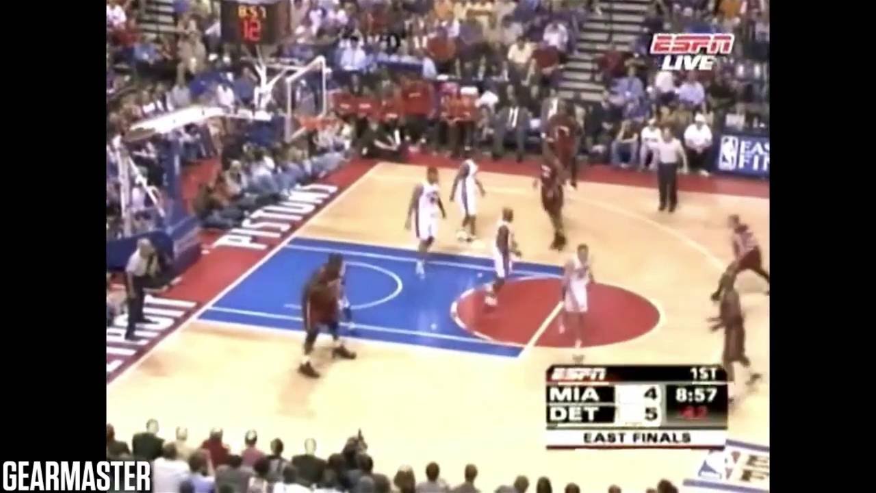 2006 ECF - Miami vs Detroit - Game 2 Best Plays - YouTube