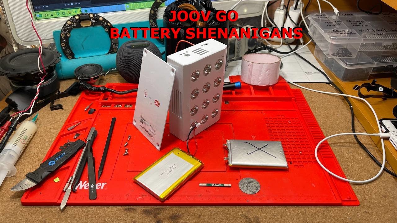 Joov Go Red Light Therapy Battery Repair - YouTube
