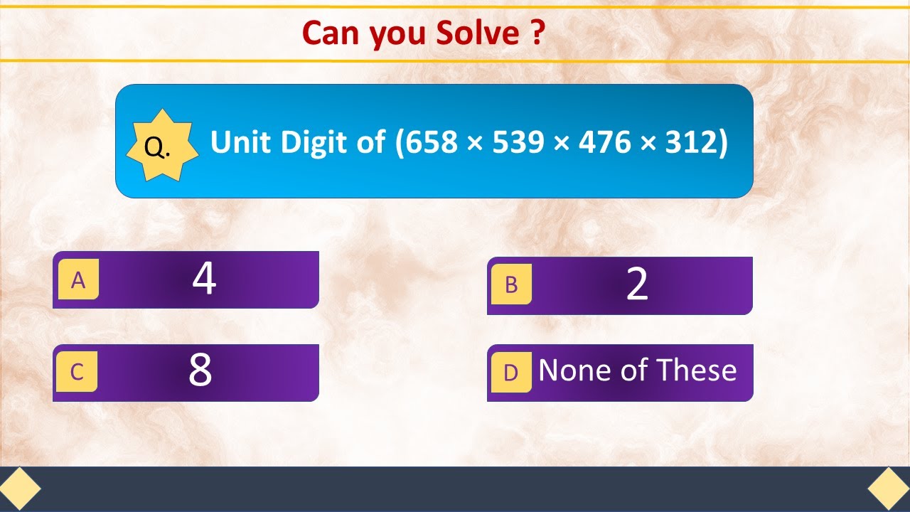 Unit Digit of a product of large numbers || Junior Math Olympiad - YouTube