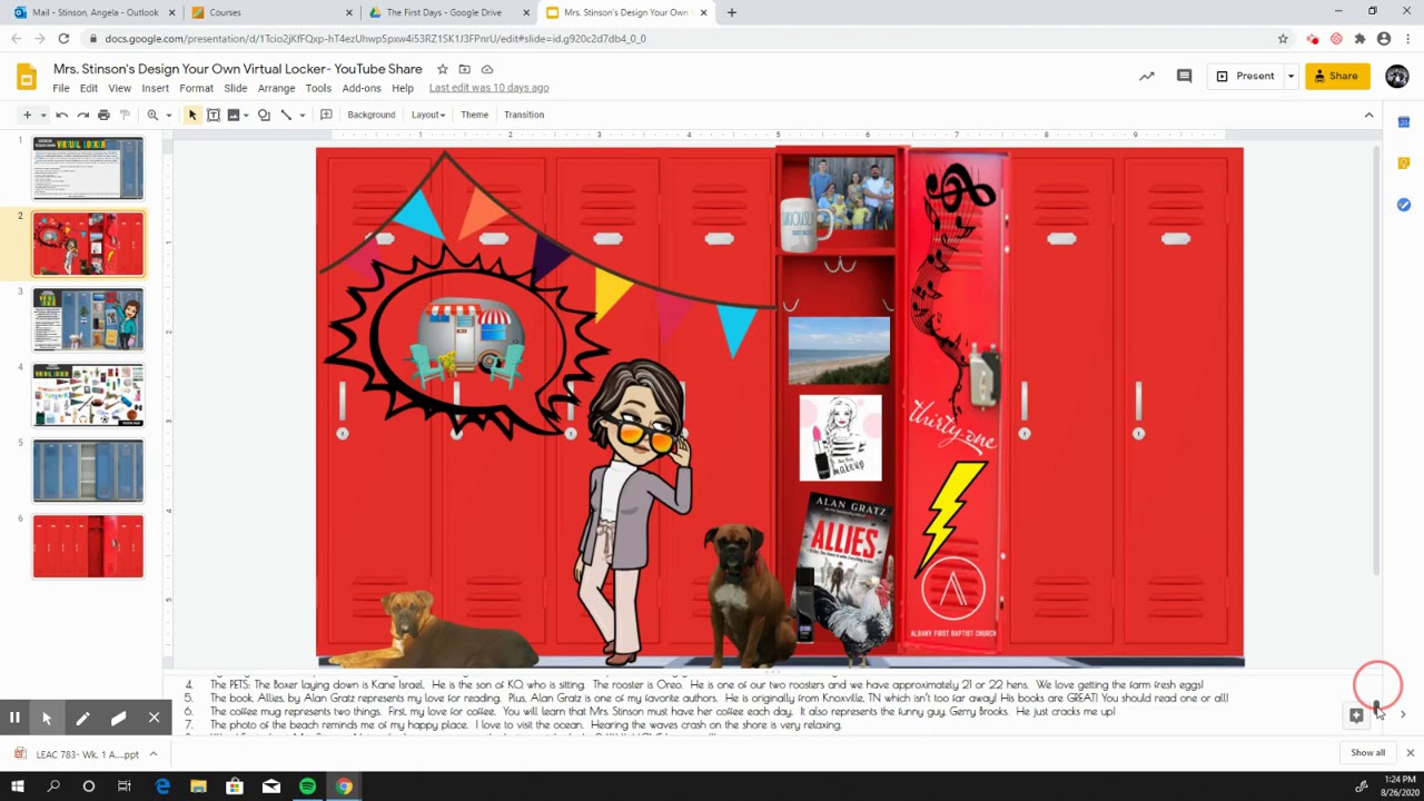 How to Create A Virtual Locker Assignment - YouTube