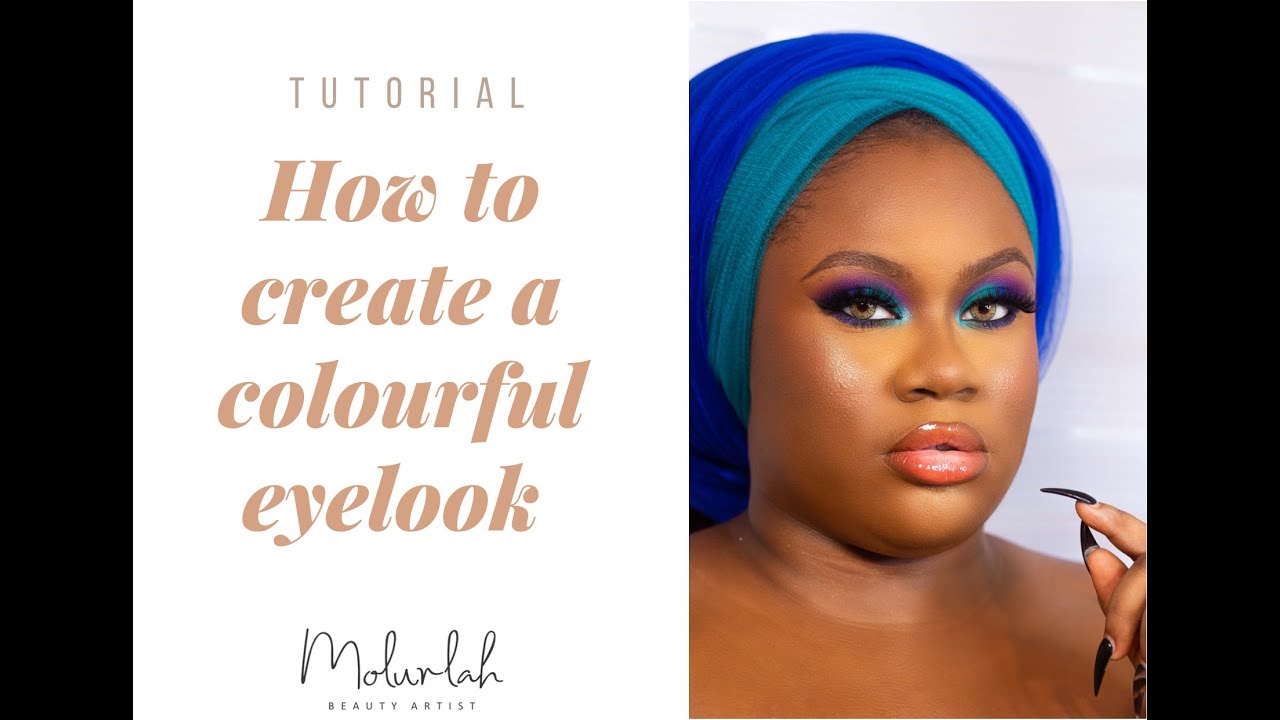 HOW TO CREATE A COLOURFUL EYELOOK - YouTube