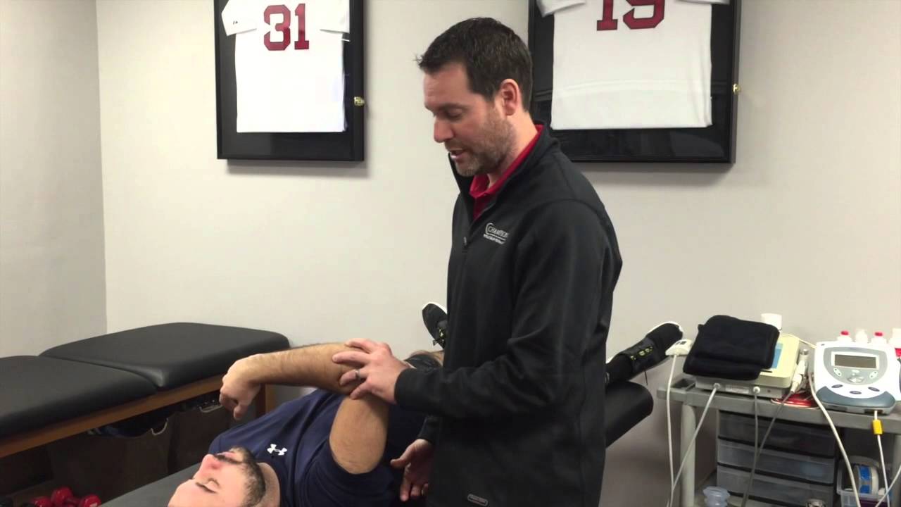 Posterior Shoulder Stretching for Baseball Pitchers - YouTube