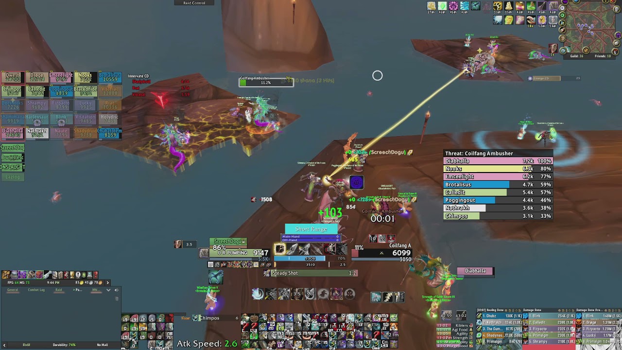 Rank 1 Lurker Below TBC Survival Hunter - 1936 DPS - YouTube