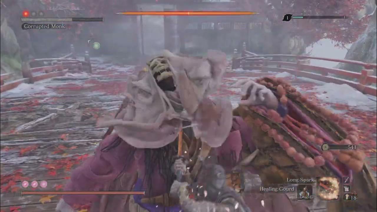 Sekiro: Shadows Die Twice_True Monk Hardcore Mode Parry Perfected - YouTube