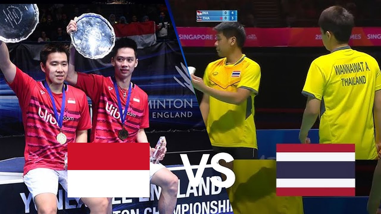 Vilailak / Ampunsuwan (THA) vs Gideon / Sukamuljo (INA) | Badminton - YouTube