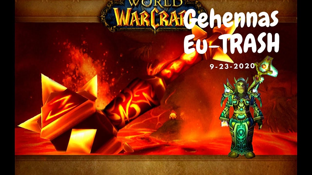 WoW Classic Molten Core - Priest POV - TRASH - 9/23/2020 - YouTube