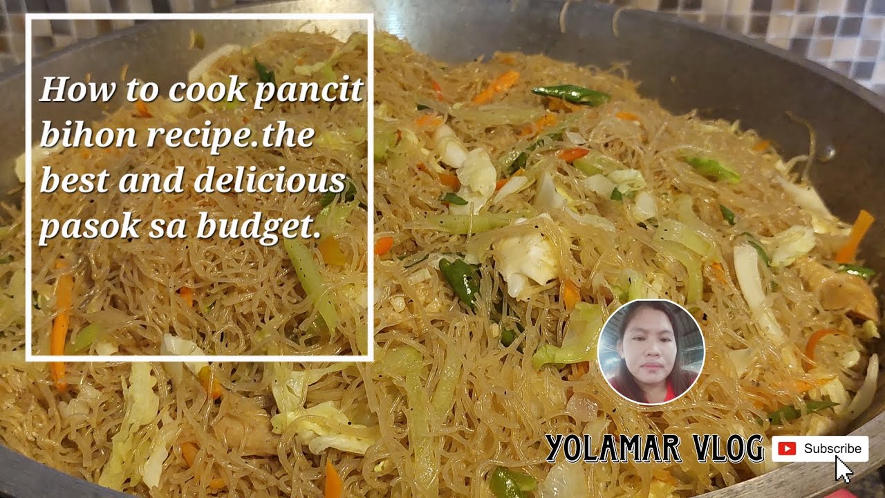 How to cook pancit bihon. the best and delicious pasok sa budget. - YouTube