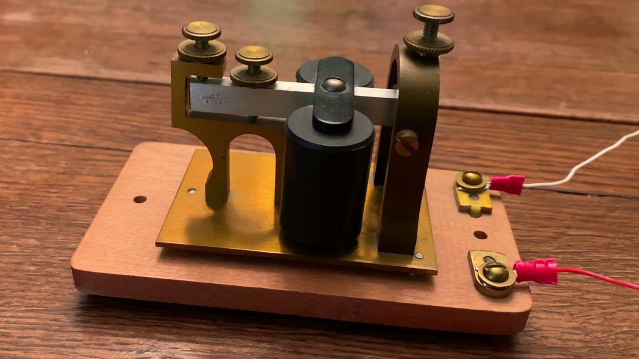 Telegraph Sounder Demo - YouTube