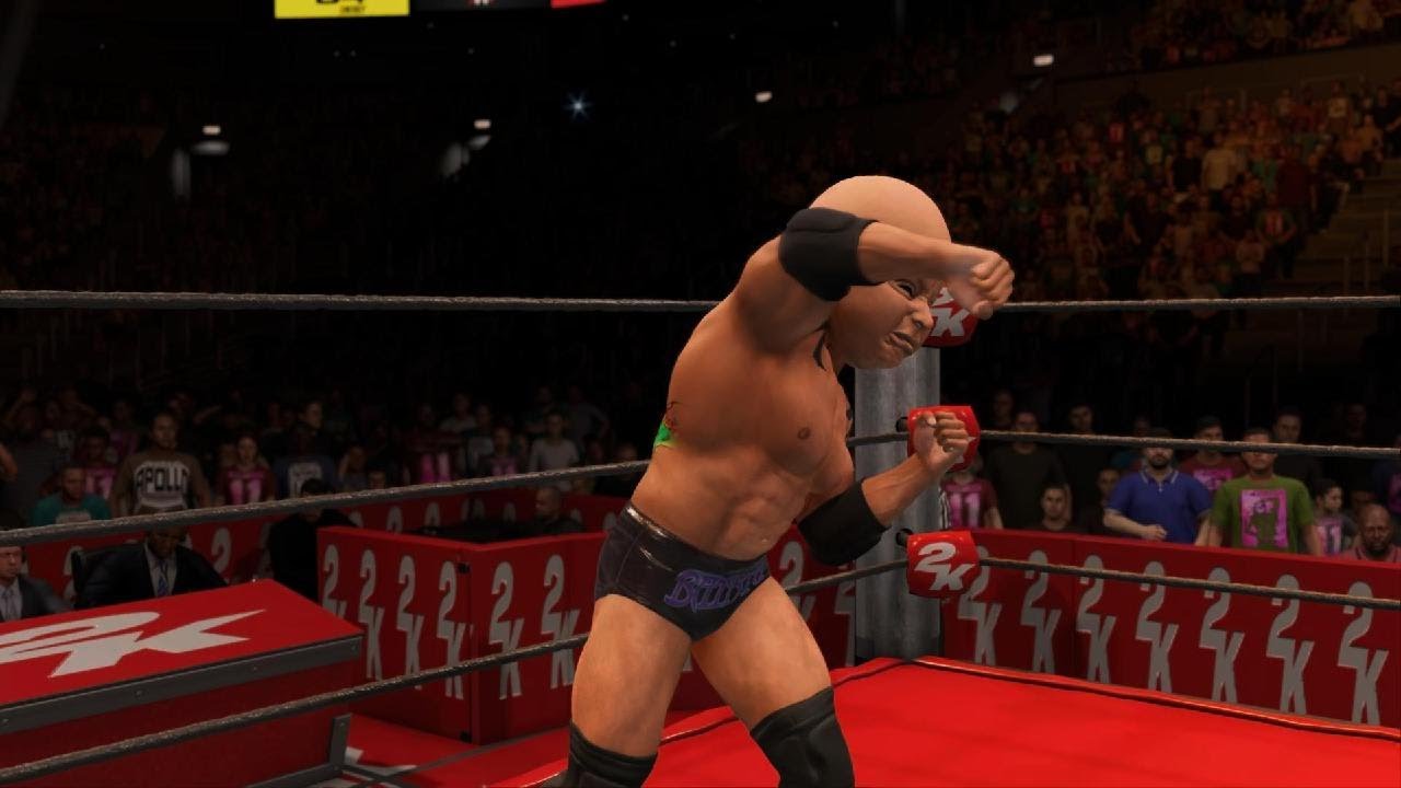 WWE 2K23 baby Batista vs baby brock Lesnar - YouTube