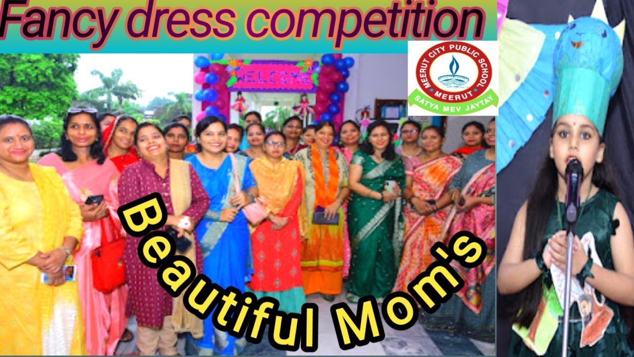 1st Class Fancy Dress Competition#Meerut City Public School - YouTube
