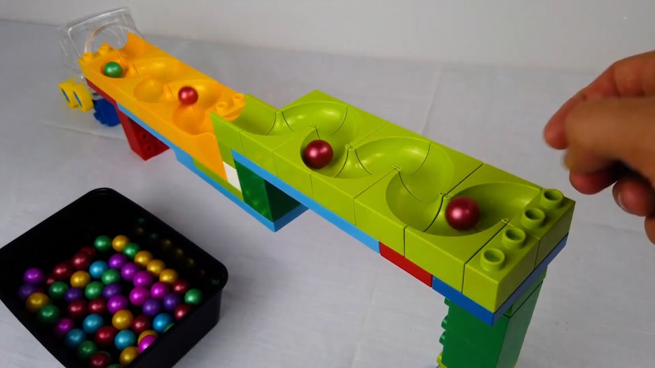 Marble Run Race ASMR - Marble slope and Fall marble - YouTube