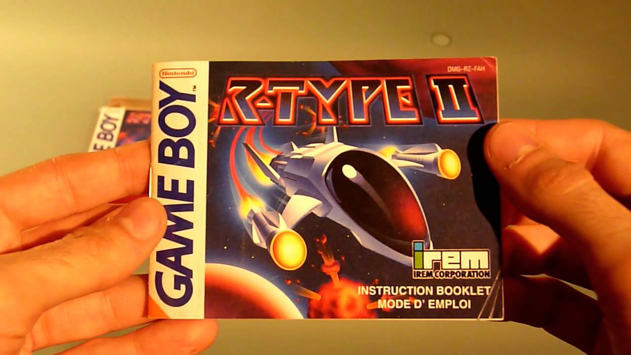 Lot 128 retroction R-type II game boy complet - YouTube