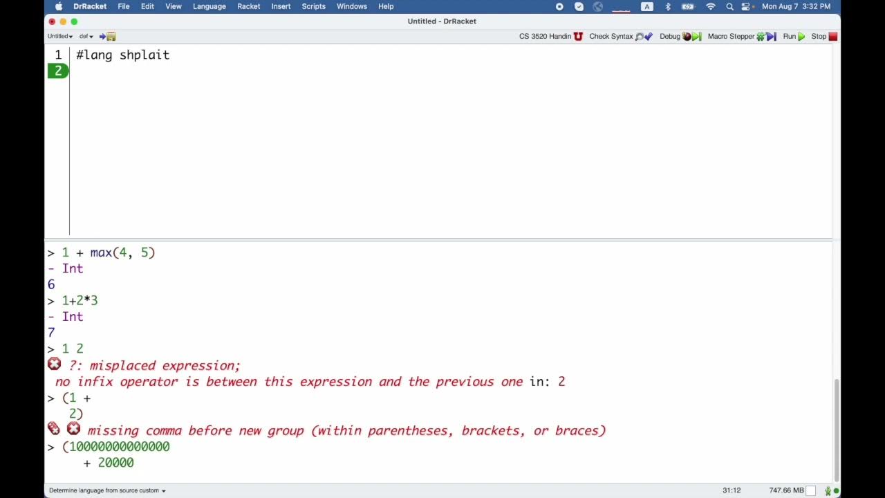 Shplait Tutorial 2 - operators and functions - YouTube