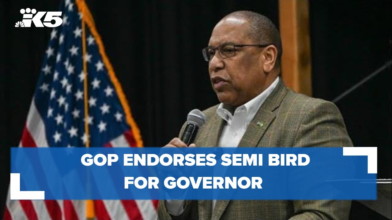 Semi Bird receives GOP endorsement for Washington governor - YouTube