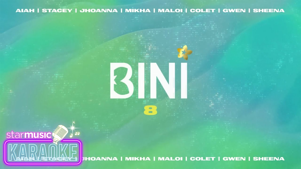 BINI - 8 - (Karaoke) - YouTube