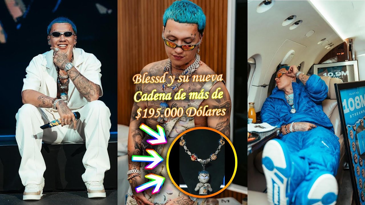 Blessd, el bendito y su nueva cadena de más de $195.000 dólares ...