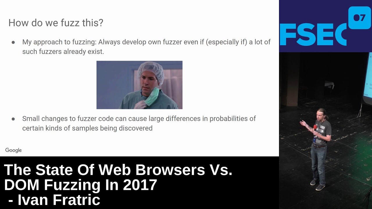 FSec2017: The State Of Web Browsers Vs DOM Fuzzing In 2017 by Ivan ...