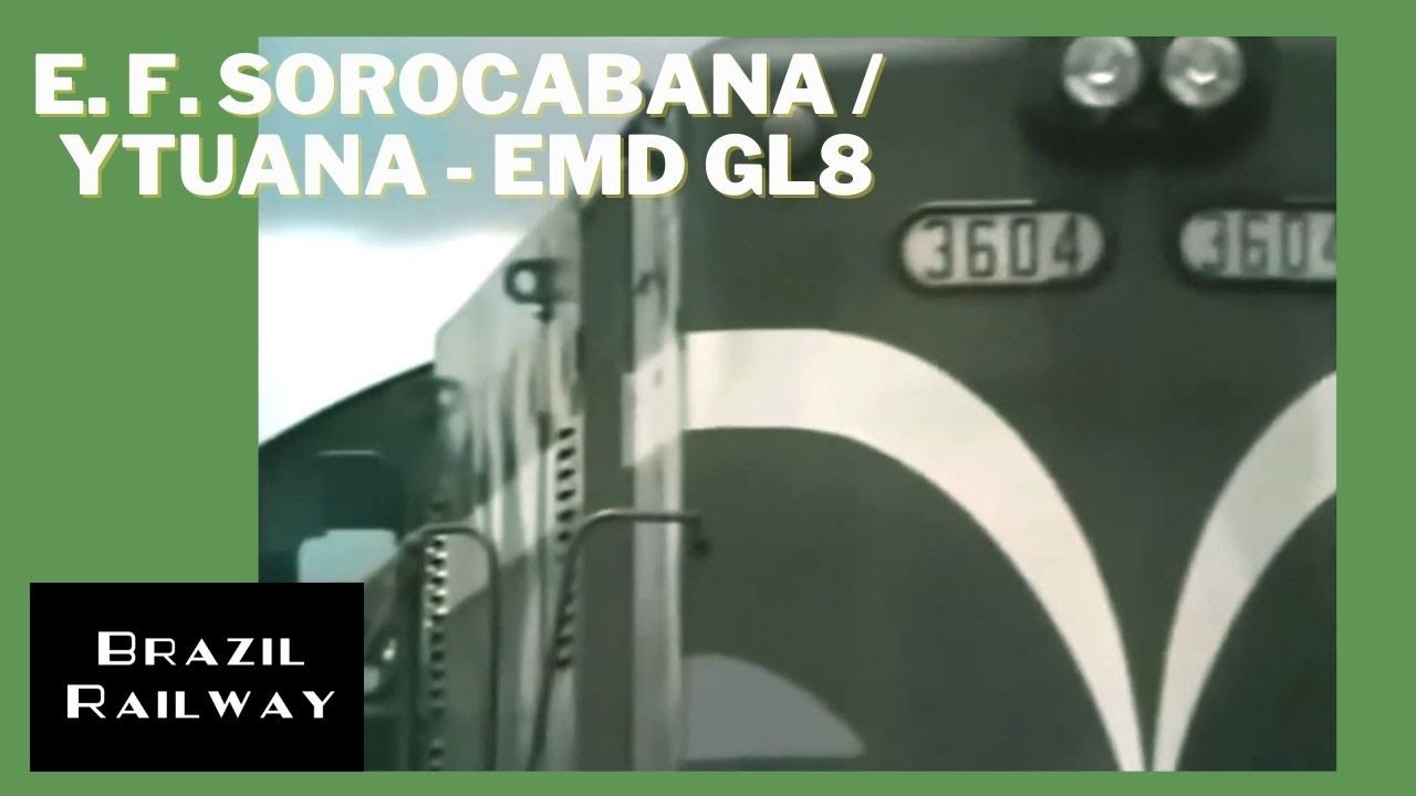 E. F. Sorocabana - Ytuana - EMD GL8 - YouTube