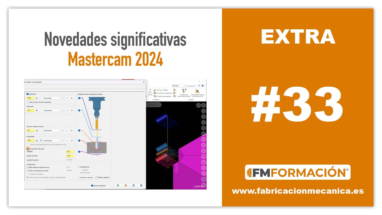 👉🖥️ EXTRA 33 - NOVEDADES significativas MASTERCAM 2024 - YouTube