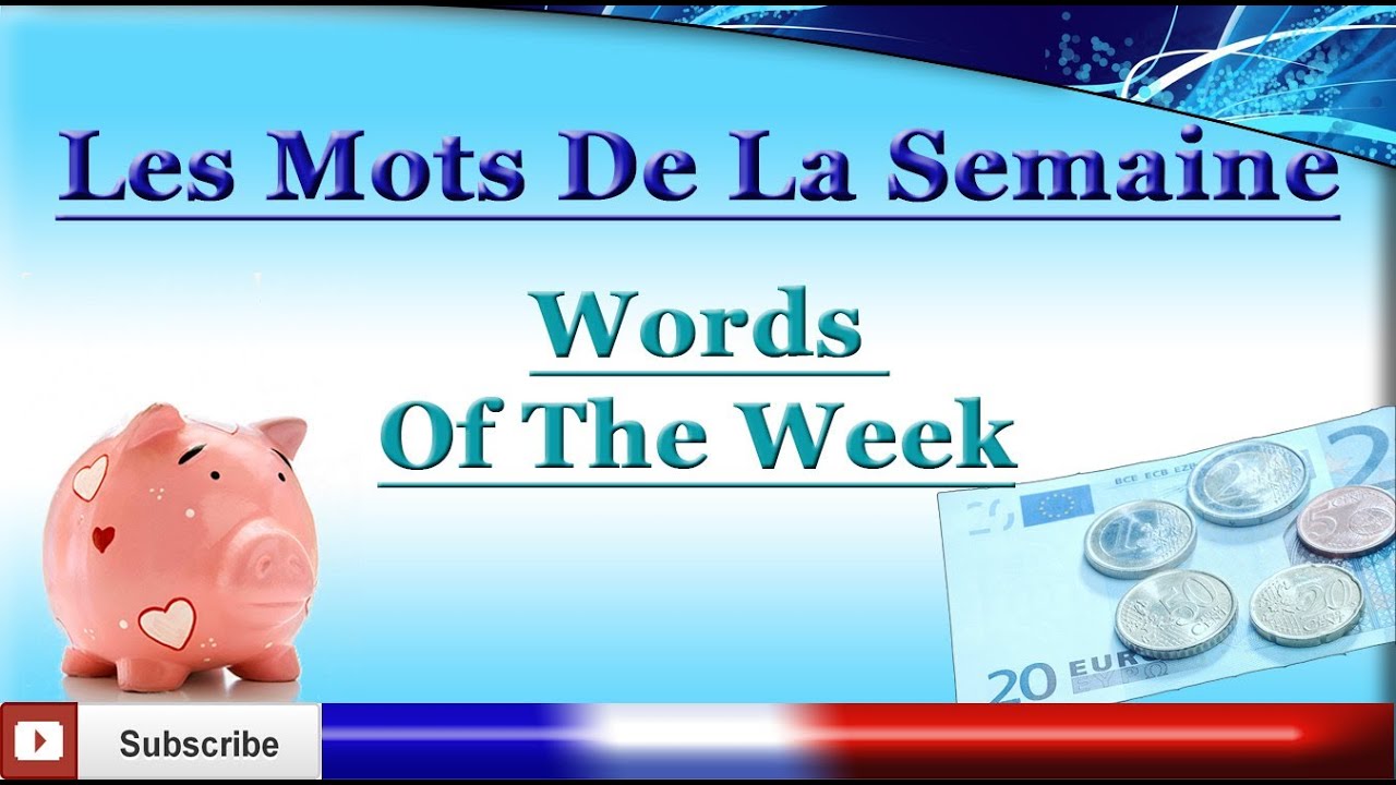 Learn French - Money Vocabulary - Words Of The Week - Les mots de la ...