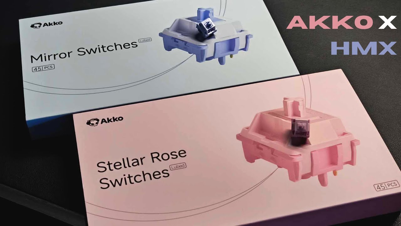 Akko X HMX Mirror & Stellar Switches | Semi-Indepth Review | HMX Clacks ...