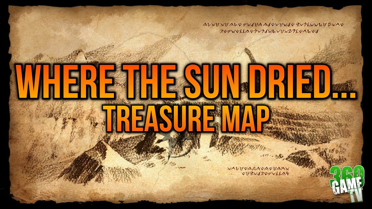 Where the sun dried out the River Treasure Map Guide / Location ...