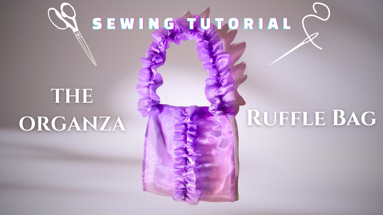 DIY RUFFLE Tote Bag ♥ Easy Sewing Tutorial + PATTERN Download | Step by ...