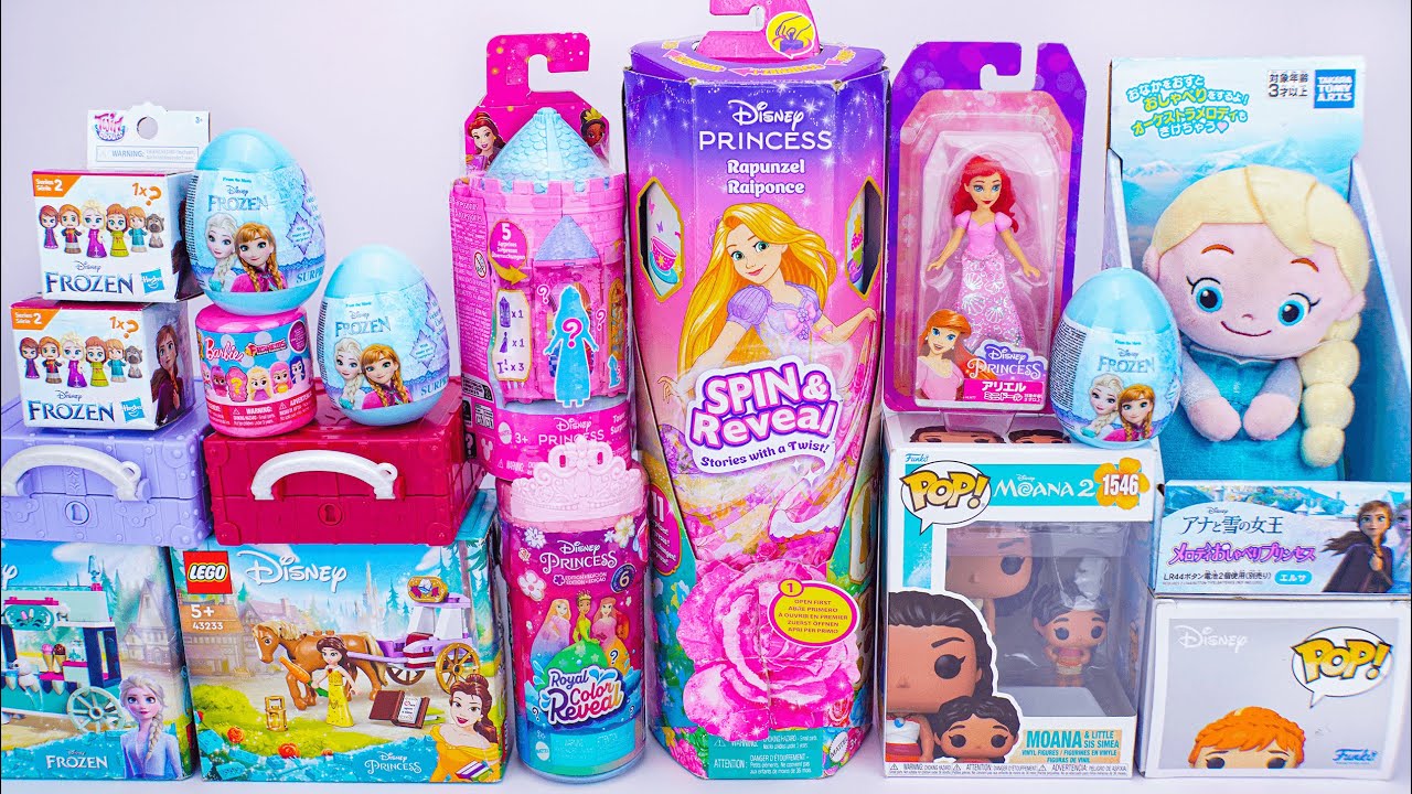 Disney Frozen Toys Collection Unboxing | Disney Princess Little Mermaid ...