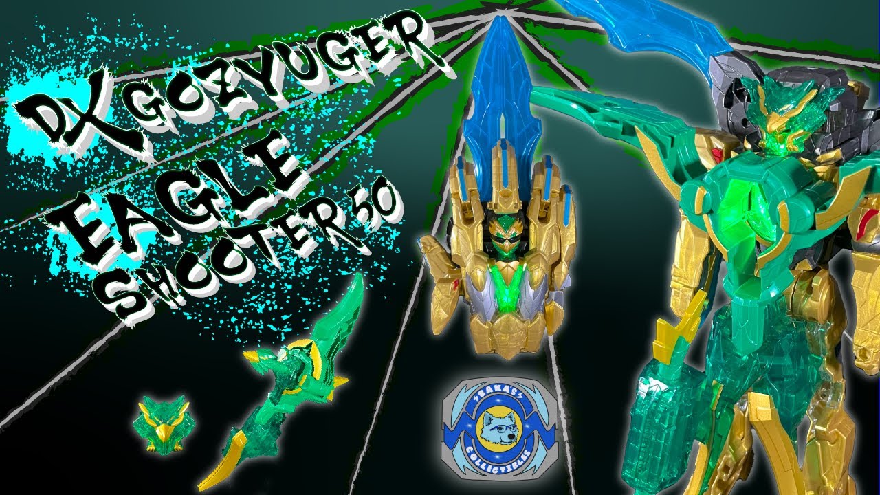 DX Eagle Shooter 50 Review - No.1 Sentai Gozyuger - YouTube