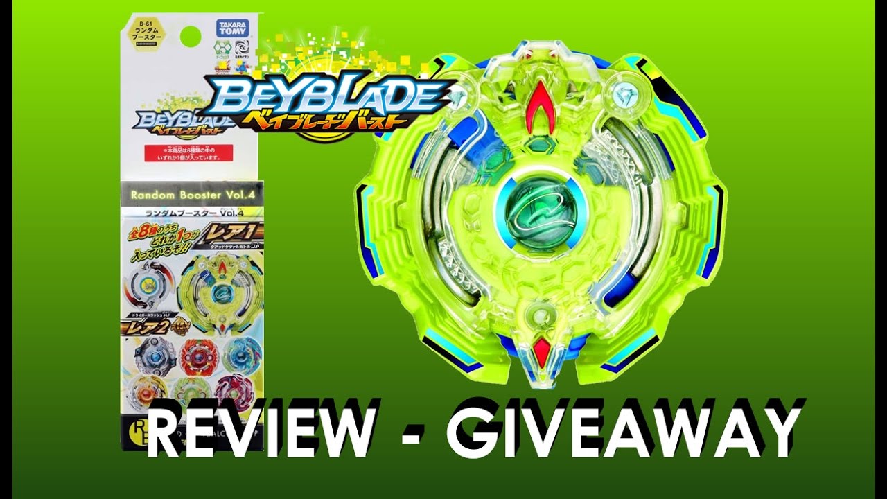 Beyblade Burst ベイブレードバースト B-61 Random Booster Vol 4 Part 1 Review - YouTube