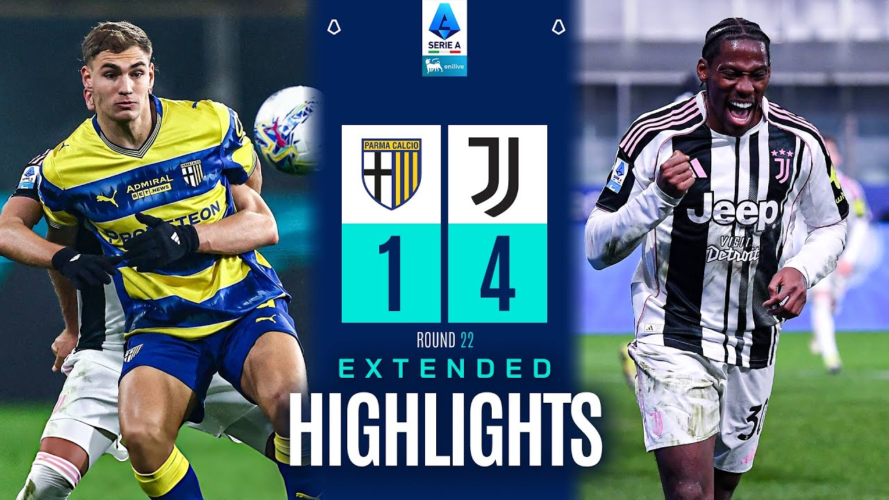 PARMA-JUVENTUS 1-4 | EXTENDED HIGHLIGHTS | SERIE A 2025/26 - YouTube